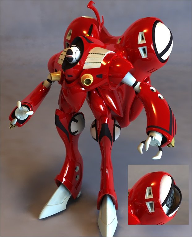 Queadluun Rau Render - Macross Fan Art - Macross World Forums